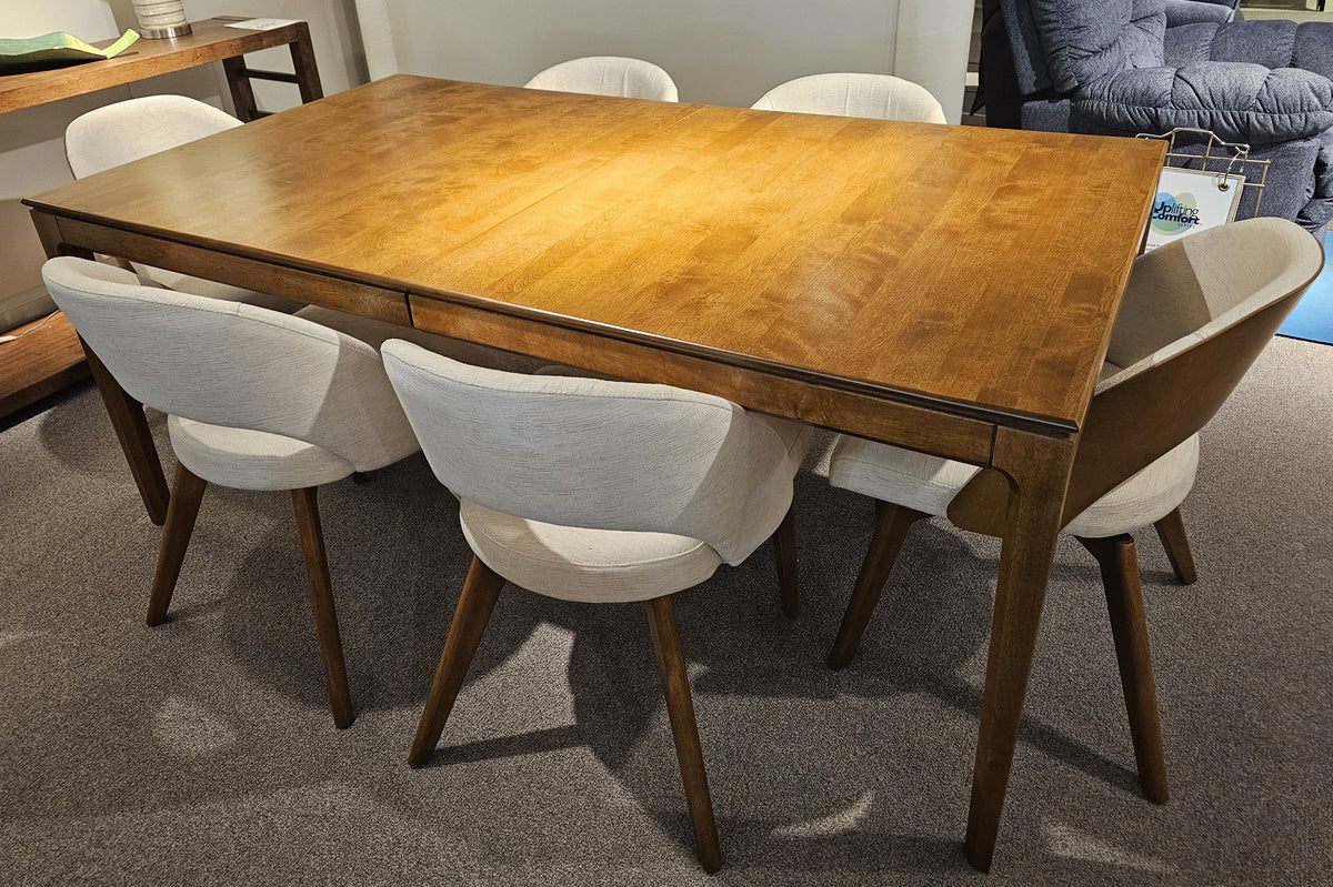 Canadel 7 piece Mid Century Modern Dining Set – Wilson Furniture Oshawa