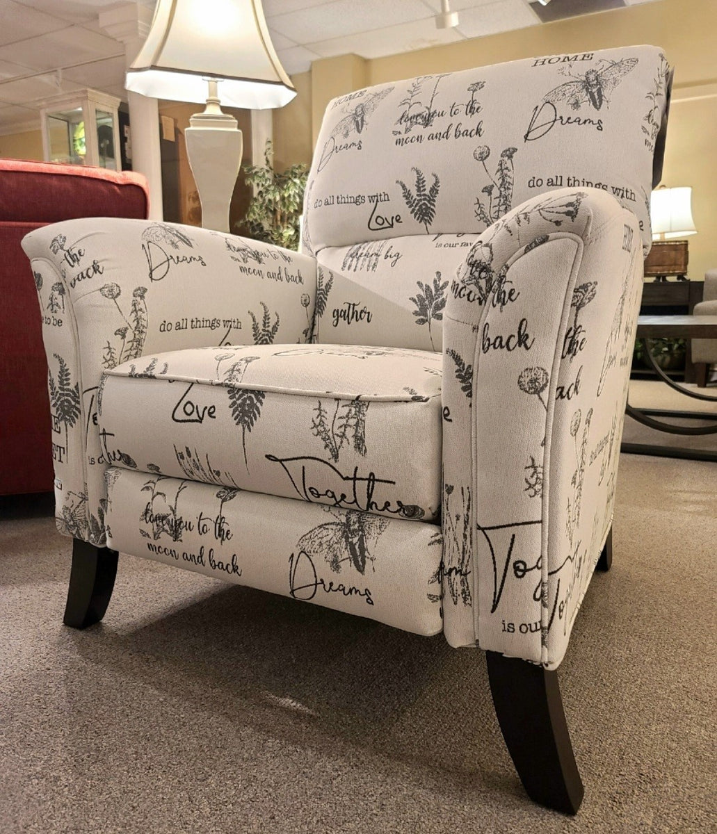 Curved Arm Accent Recliner – Wilson Furniture Oshawa
