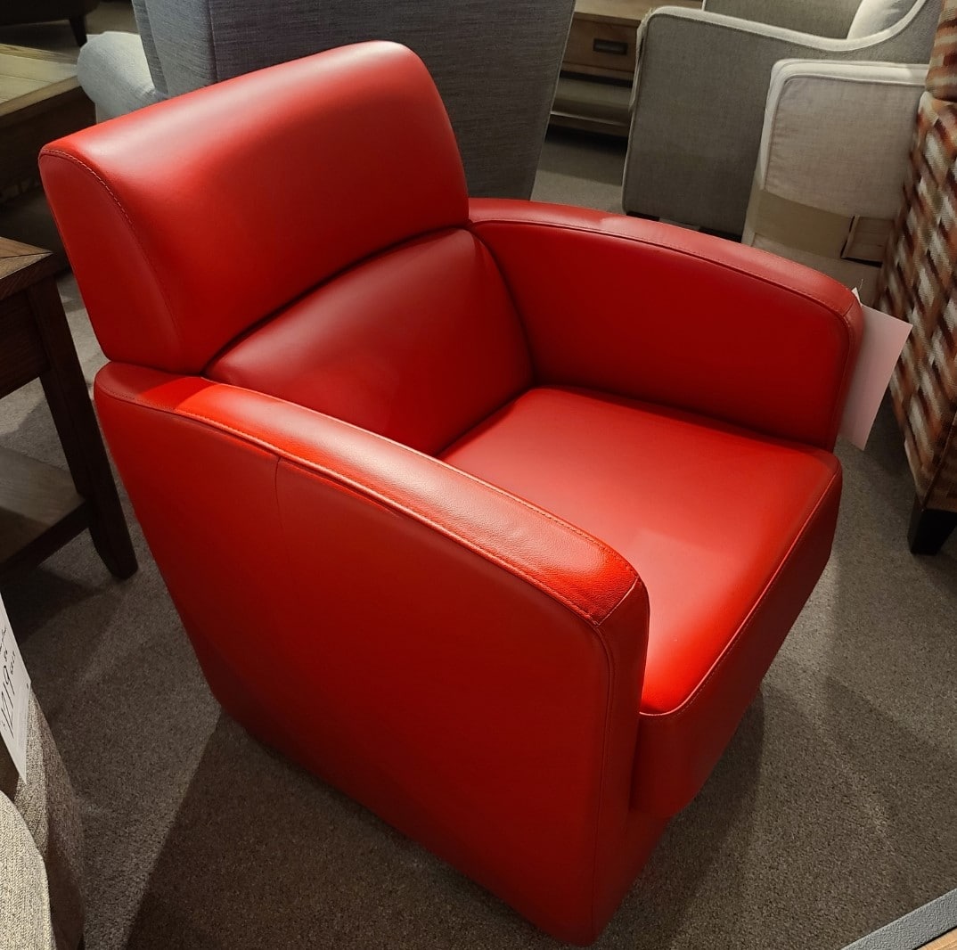 All Leather Swivel Glider Chair – Wilson Furniture Oshawa